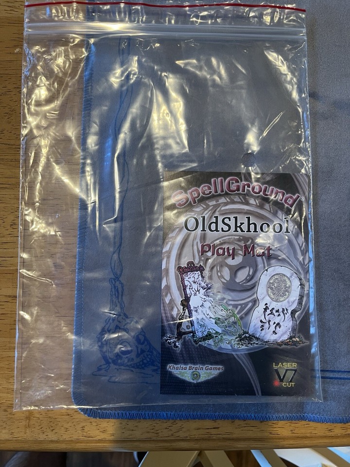 2023 Spellground Playmat 2-Player Oldskhool Gray V7 (stiched) | eBay