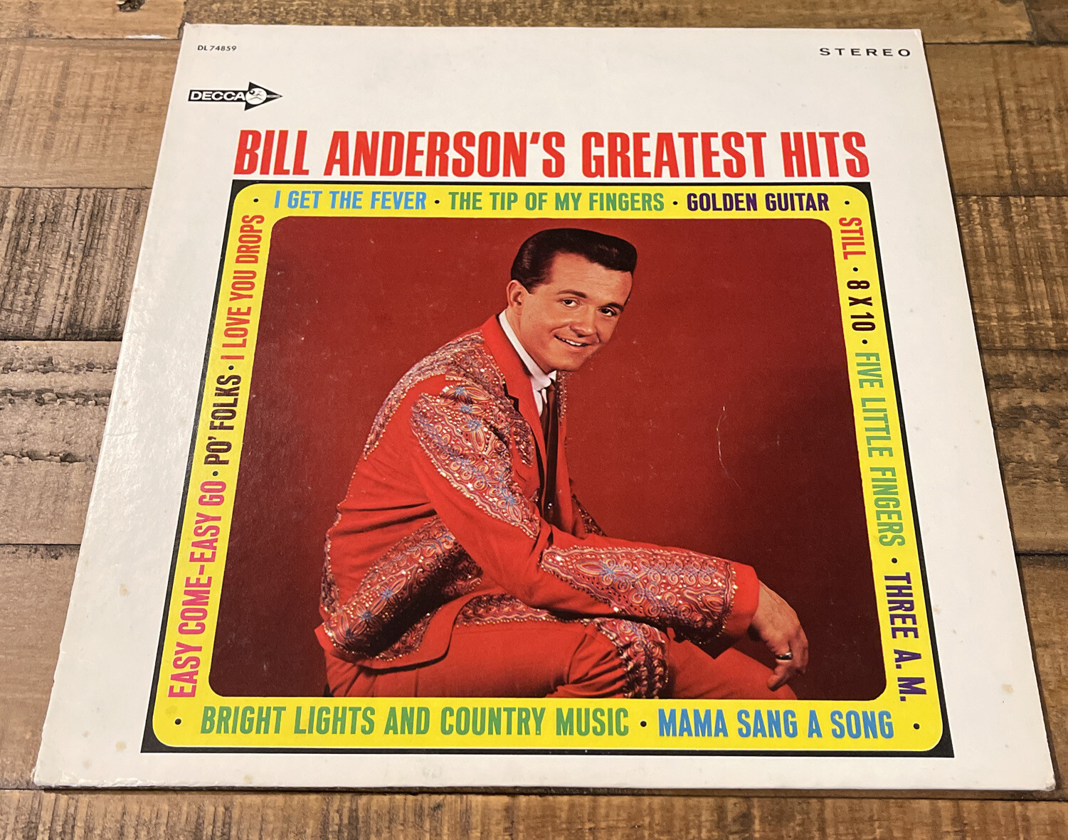 Bill Anderson: Greatest Hits / LP / Album 1967 Decca 74859 | eBay