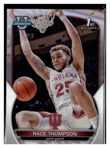 2022-23 Bowman Chrome University #65 Race Thompson Indiana Hoosiers | eBay
