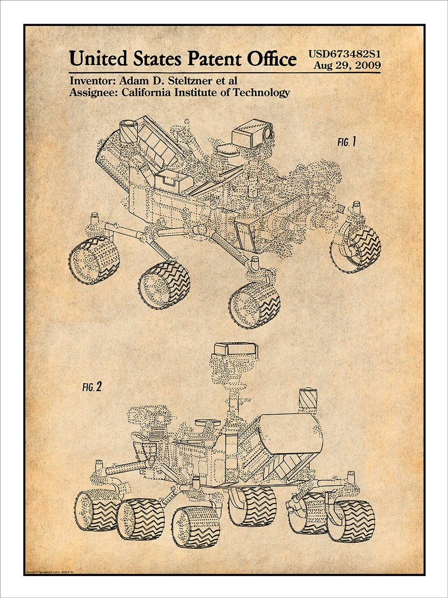 Draw Mars Rover Curiosity