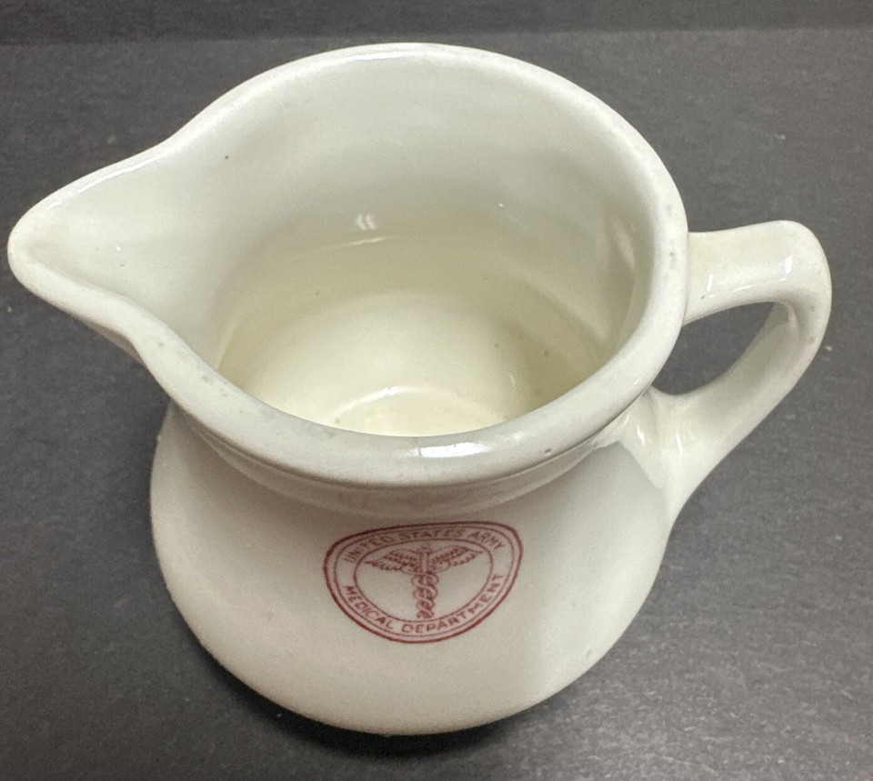 Sterling China RESTAURANT Ware Creamer United States ARMY Medical ...