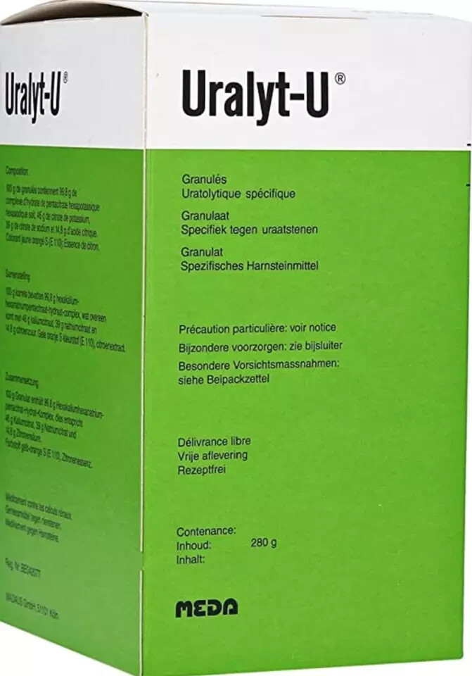 2 Box X URALYT-U GRANULES 280 GM MADAUS FOR RENAL STONEs, FAST SHIPPING ...