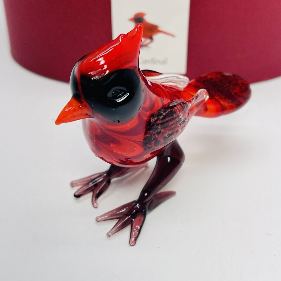 Fitz and Floyd CARDINAL Glass Menagerie Decor Figurine #43/181 Boxed ...
