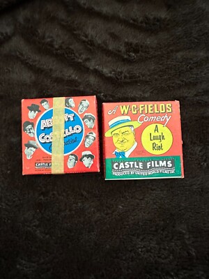 W C Fields A Laugh Riot & Abbott And Costello Comedies Supper 8mm Films ...
