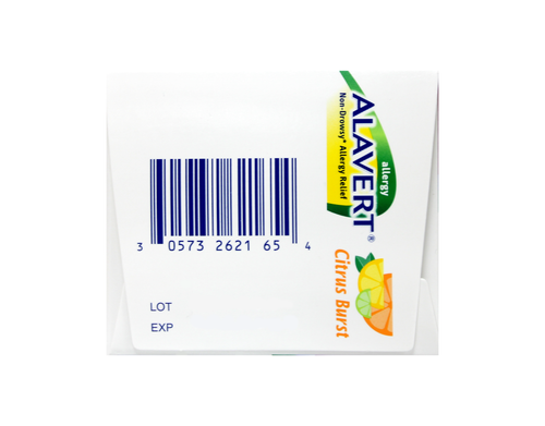 Alavert 24 Hour Citrus Burst Allergy Treatment Tablet - 60 Count for ...