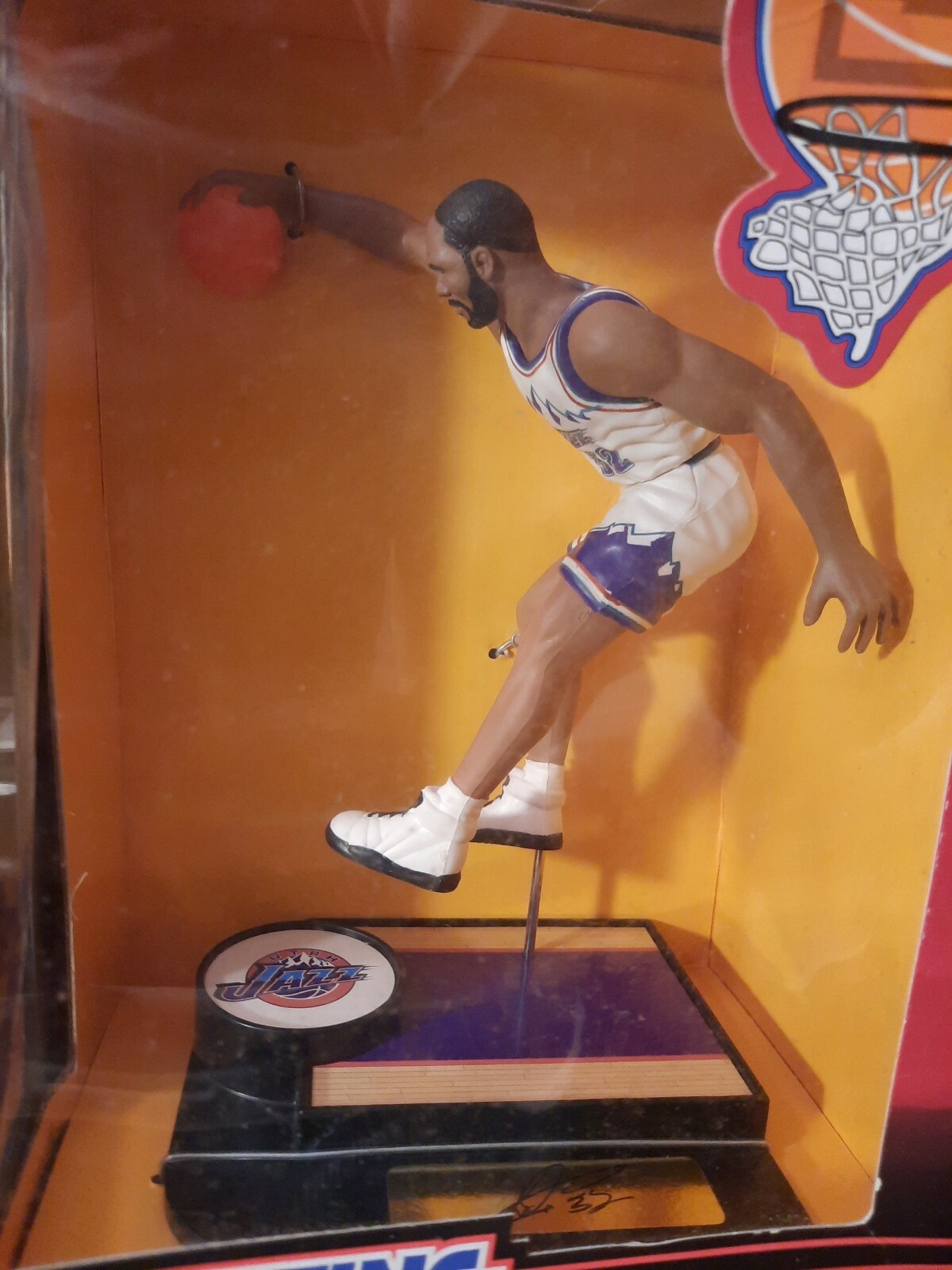 Vintage 1997 Starting Line Up BackBoard Kings Utah Jazz Karl Malone ...