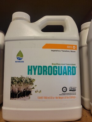 Botanicare Plant Energy Products 1 Quart Hydroguard Bacillus Root ...