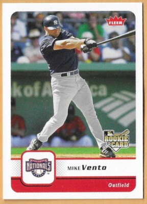 MIKE VENTO WASHINGTON NATIONALS ROOKIE #395 - FLEER NM-MT 2006 | eBay