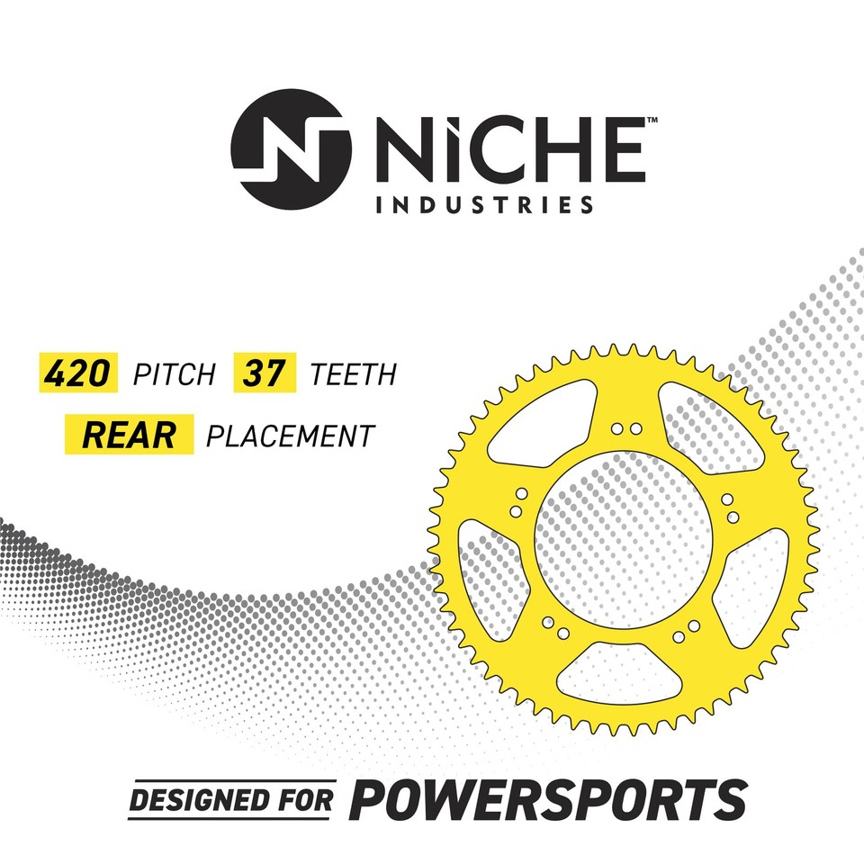 NICHE Sprocket Chain Set for Honda Monkey 125 14/37 Tooth 420 O-Ring ...