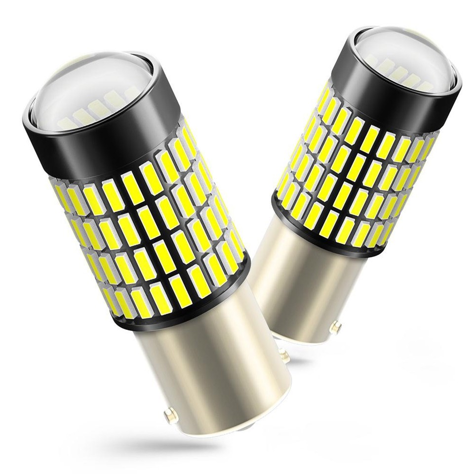 LED Reverse Lights CANBUS 1156 1156NA Pure White Lamps 2Pcs Bright US ...