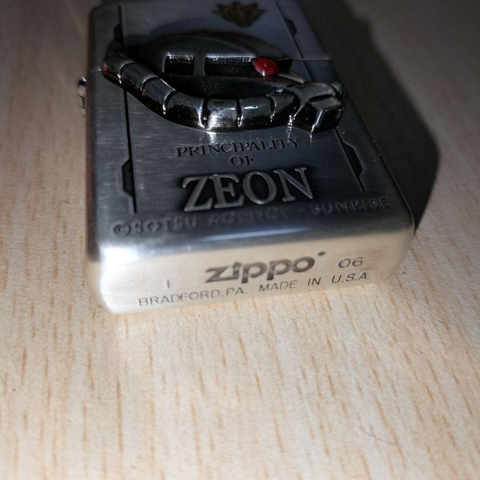 Zippo 2006 Mobile Suit Gundam One Year War Version Oil Lighter w/ Box ...