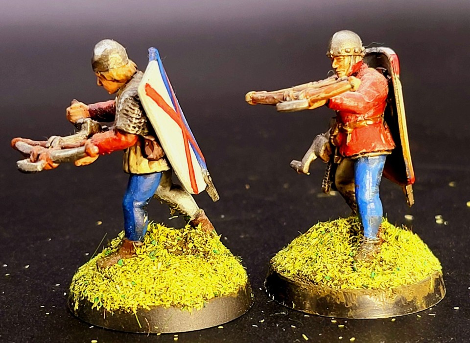 Painted French Burgundy Crossbows set for SAGA and other Wargames | eBay