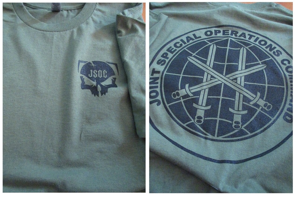 The Joint Special Operations Command (JSOC) Silkscreen (USSOCOM) T ...