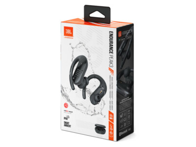 JBL Endurance Peak 3 True Wireless Bluetooth Earbud Headphones Headset ...