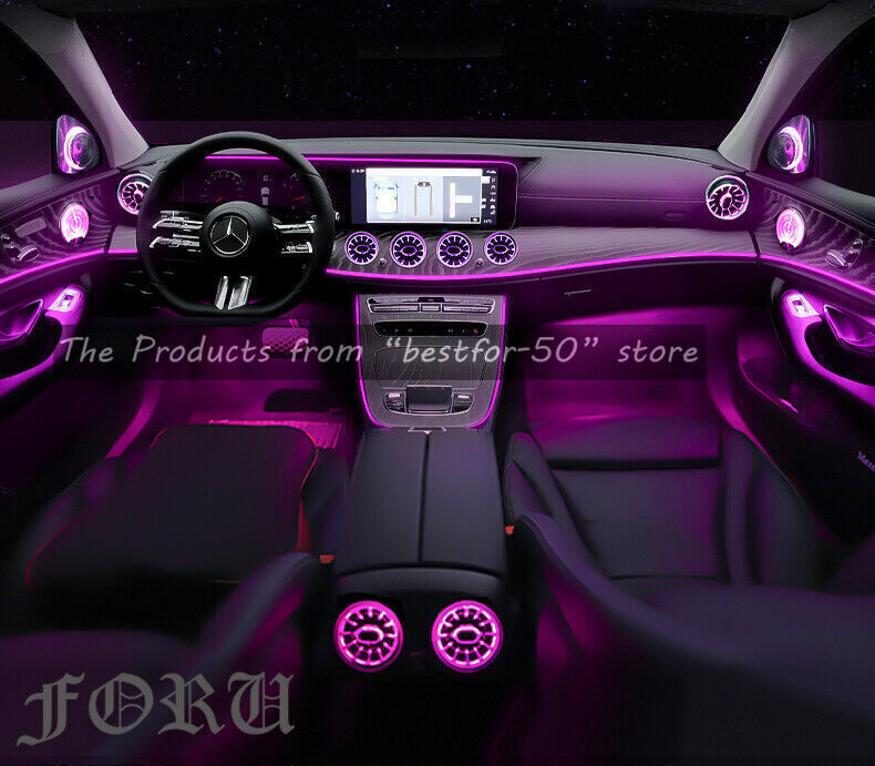 64 Colors Ambient Light Kit For Mercedes Benz W213 E300 E350 E63 AMG 2017-2021 | eBay