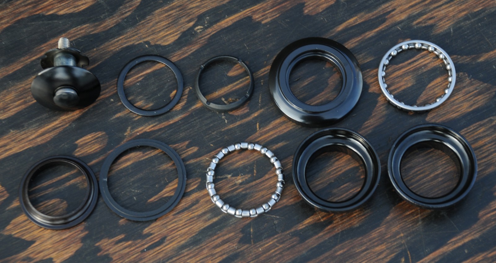 Black 1" ThreadLess HEADSET Vintage MTB Mountain Bicycle FiXiE Road ...