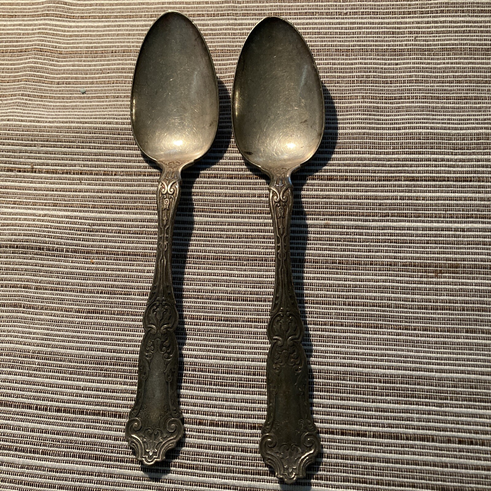 Vintage Spoon US Collectible Tablespoons 1835 R Wallace Set Of (2 ...