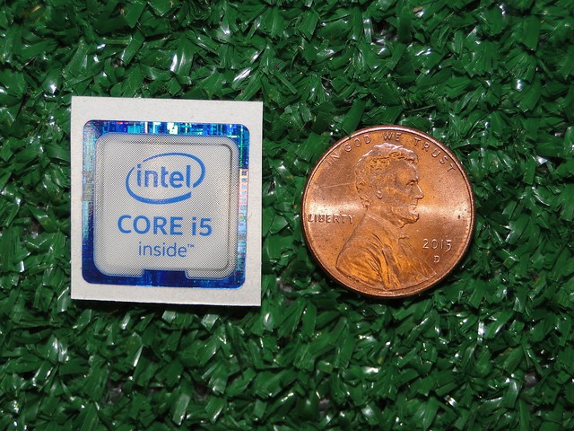 NEW! Square Intel CORE i5 Sticker Label Case Badge Logo. USA Seller! | eBay