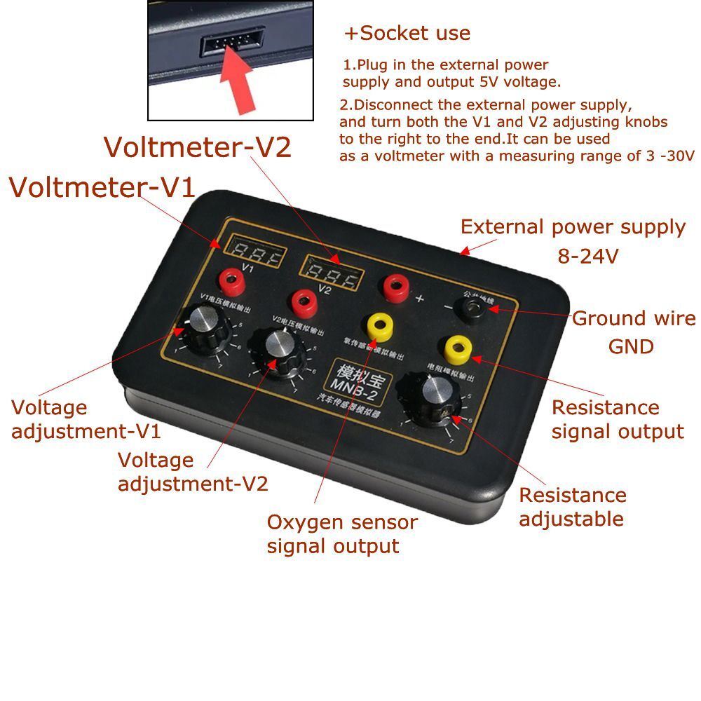 ECU Tester Car Oxygen Oil Pressure Sensor Automobile Vehicle Signal ...