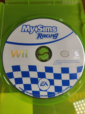 MySims Racing (Nintendo Wii, 2009) My Sims DISC ONLY Tested + Working ...