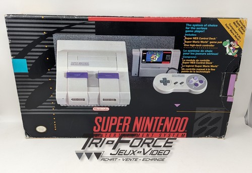 Super Mario World Super Nintendo SNES Complete CIB Bundle System ...