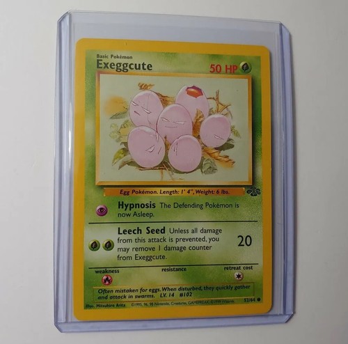 Exeggcute 52/64 Jungle WOTC Pokémon Card Unlimited Common LP-NM | eBay