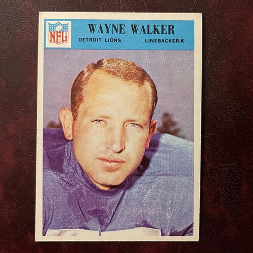 1966 Philadelphia Set WAYNE WALKER #76 DETROIT LIONS - NR-MINT *HIGH GRADE* | eBay