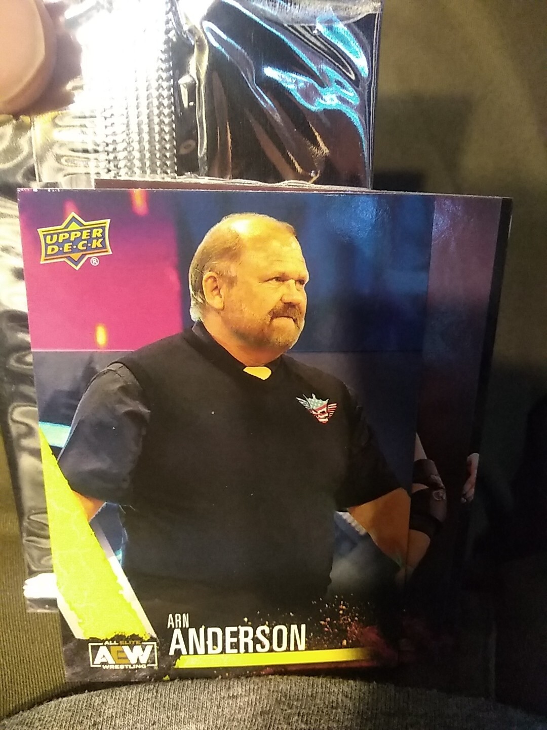 2021 Upper Deck AEW Yellow Jazwares Unmatched Arn Anderson Card #71 | eBay