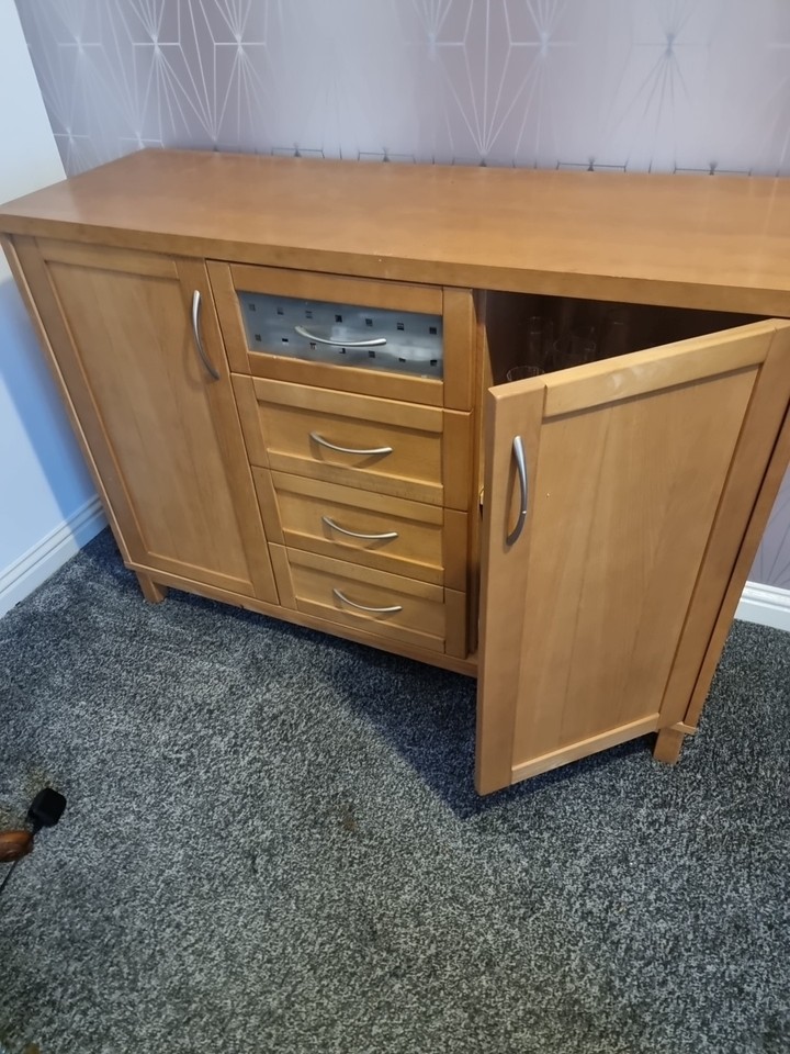 Solid Oak Sideboard | eBay UK