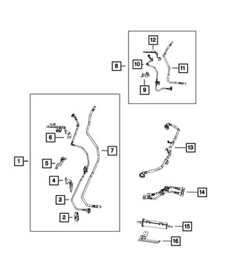 Genuine Mopar Fuel Line Bundle 52030227AC | eBay