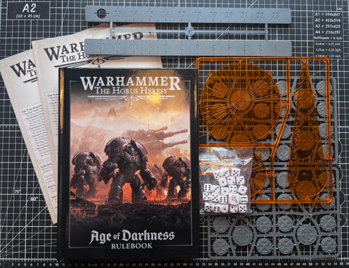 Warhammer 30k / Horus Heresy Rulebook 3rd Edition HC w/Dice & Markers ...