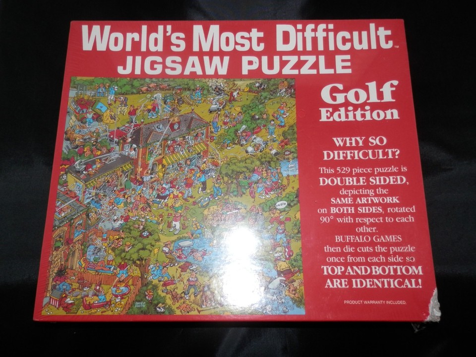 World's Most Difficult Jigsaw Puzzle Golf Edition by Buffalo Games ...