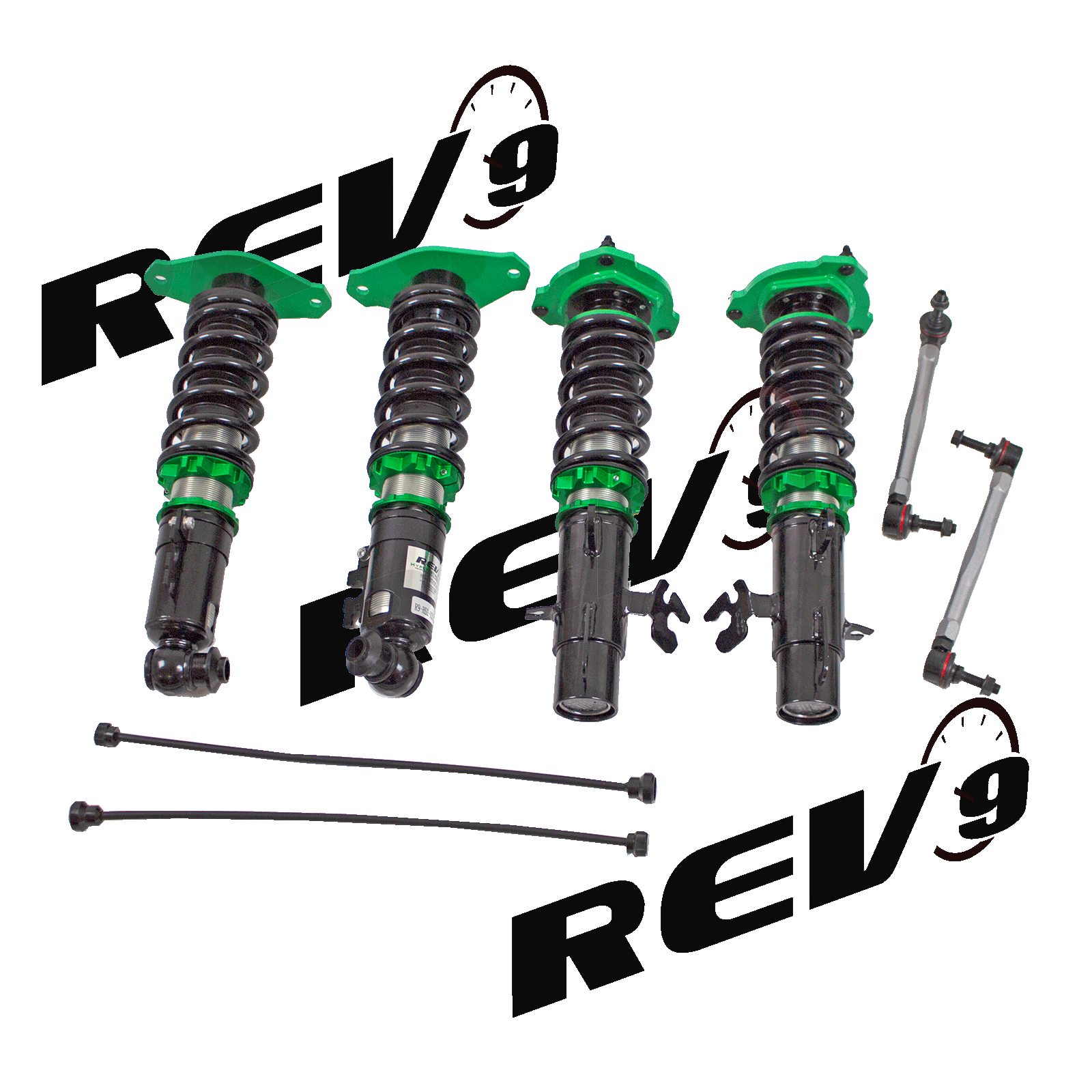 Rev9 Hyper Street Ii Coilovers Shocks Kit For 2012-2015 Mini Cooper ...