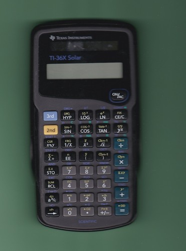 Vintage 1996 Texas Instruments TI - 36X Scientific and Solar Calculator ...