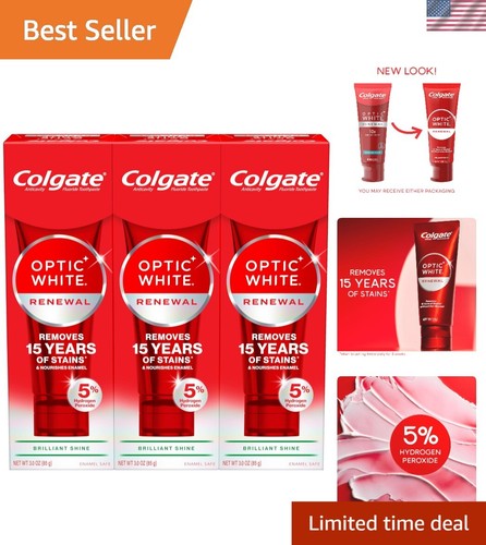 Brilliant Shine Toothpaste - Whiten Teeth Effectively with 5% Hydrogen ...