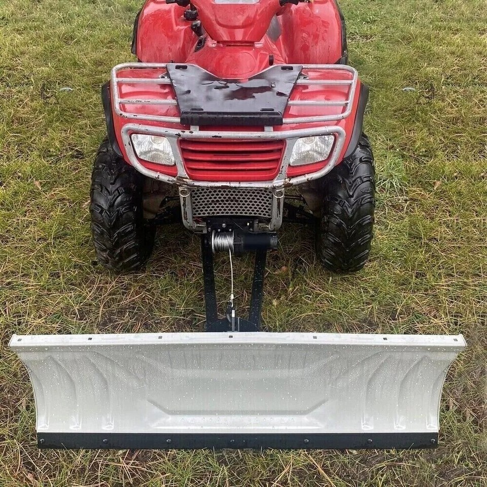Steel For ATV Snow Plow Adjustable 48" Blade Complete Universal Kit ...