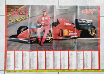 Poster Calendar 19996 Michael Schumacher Ferrari F310 Rumble | eBay