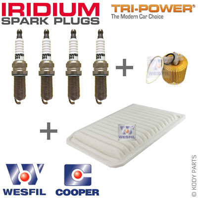 AIR FILTER, OIL FILTER & IRIDIUM PLUGS - for Toyota Camry 2.5L ASV50 ...