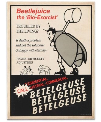 New Officially Licensed Beetlejuice the 'Bio-Exorcist' Decorative ...