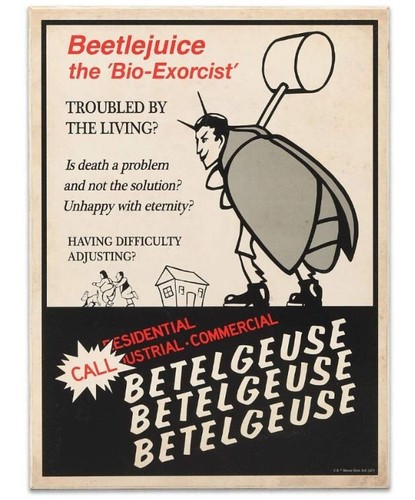 New Officially Licensed Beetlejuice the 'Bio-Exorcist' Decorative ...