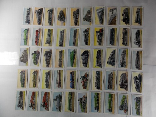 Wills Cigarette Cards Railway Engines 1936 Complete Set 50 | eBay