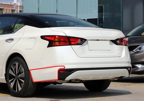 For Nissan Altima Teana 2019-2021 Glossy black Rear Bumper Lip Chin ...