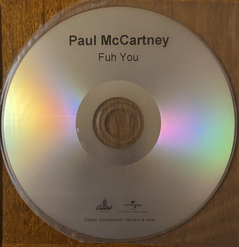 PAUL McCARTNEY Fuh You 2019 Capitol Records FRENCH PROMO Only CD Single ...