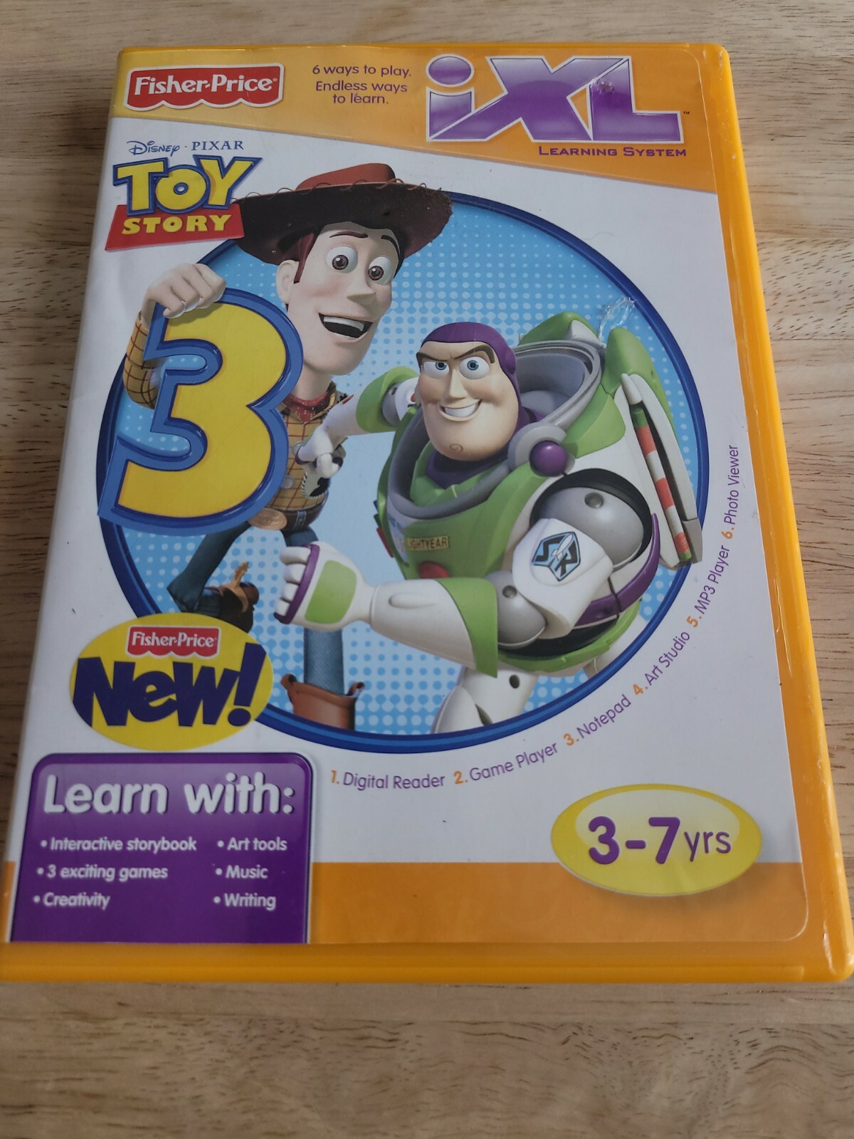 Fisher Price iXL Learning System Toy Story 3 Video Game 3-7 yrs | eBay