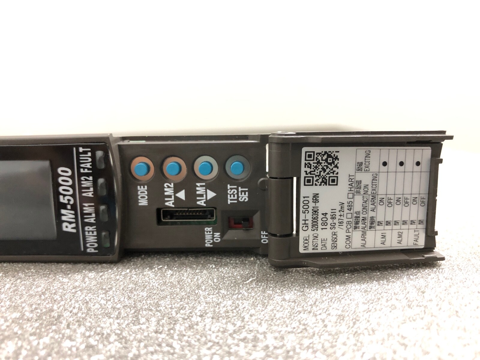 RKI Instruments GH-5001 Indicator / Alarm Unit H2 5000ppm Riken Keiki ...