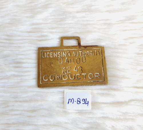 Vintage Licensing Authoirty 1243 Conductor Bus Transportation Brass ...
