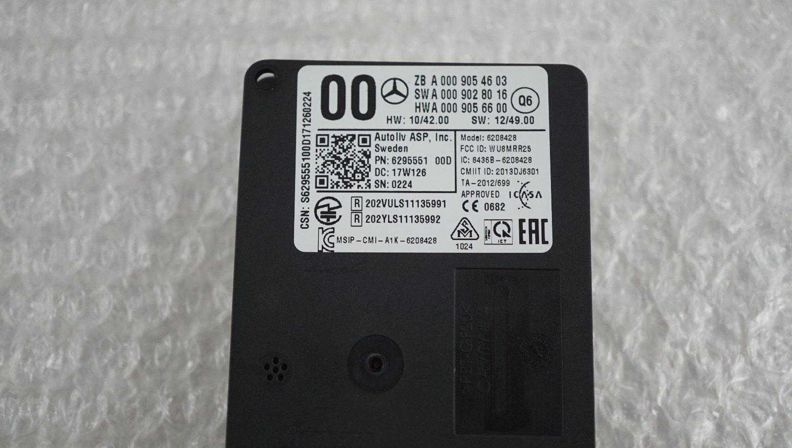 OEM MERCEDES BENZ GL ML W166, A B W176 W246 DISTANCE RADAR SENSOR ...