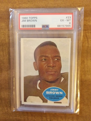 1960 Topps Football #23 Jimmy Brown PSA-6 | eBay