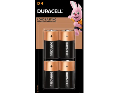 Duracell D-Size Batteries Coppertop Alkaline Batteries 4pk AU Free ...