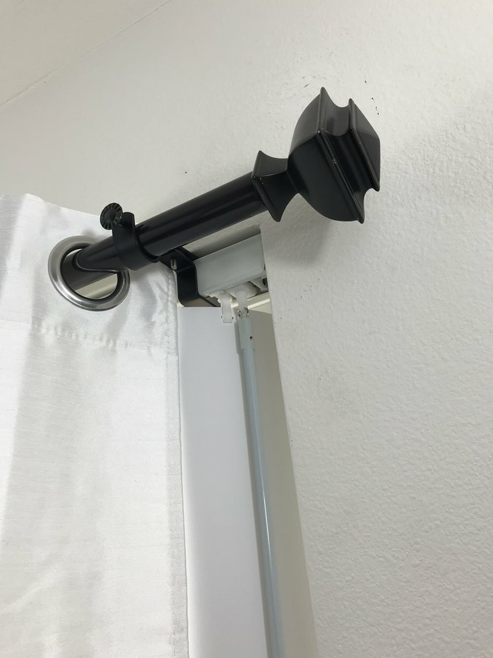 NoNo Bracket - No Drill Curtain Rod Bracket Attachment for Blinds ...